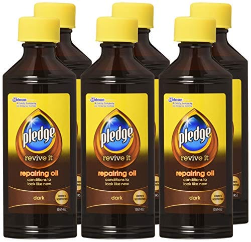 Pledge Revive It, Repairing Oil, Dark Wood Polish, 100ml, Pack of 6 ...