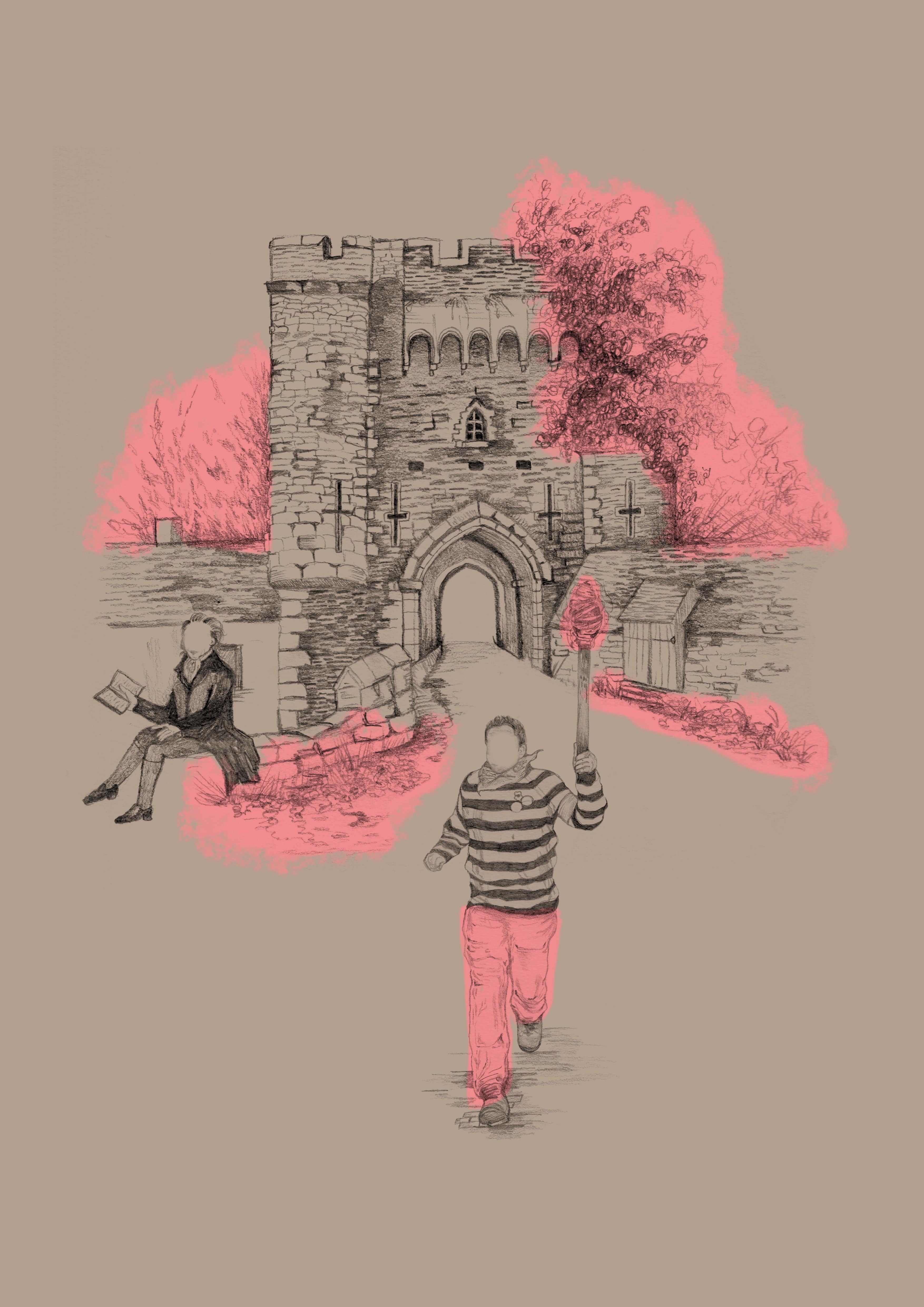 Lewes Castle print – Muck N Brass